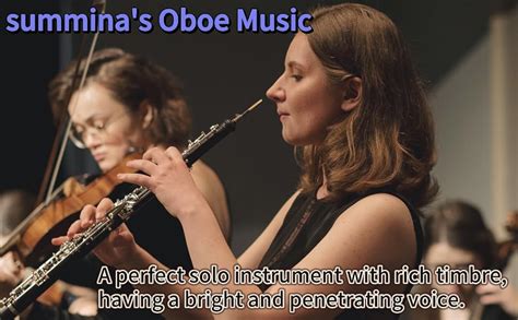Summina Oboe Instrument Professional Oboe C Key Semi Automatic Style Nickel Plated