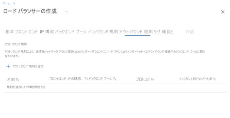 Azure Load Balancer ポータルの設定 Microsoft Learn