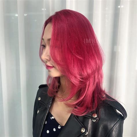 아이엠헤어 수내점 구름원장 체리염색 🍒 ⠀ 분당미용실 컬러는 Im Hair Cloud