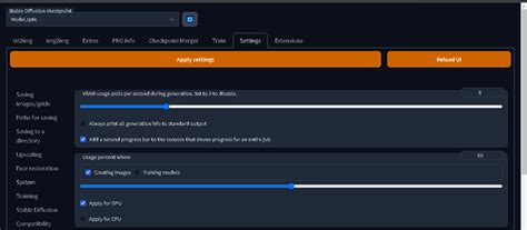 Feature Request Controlling Gpu Cpu Usage Issue Automatic Stable Diffusion