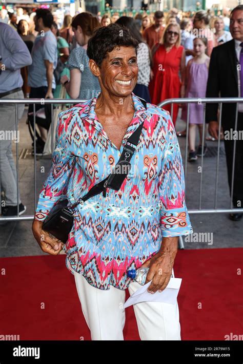 Fatima Whitbread Seen Attending The Gala Night For Grease The Musical At The Dominion Theatre