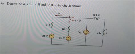 Solved 6 Determine V T For T