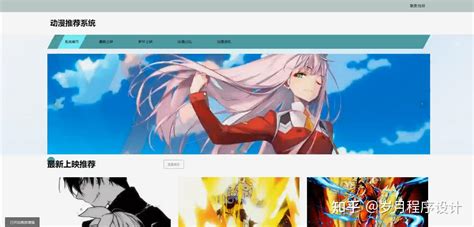 开题 基于java计算机毕业设计动漫推荐系统（附源码） 知乎