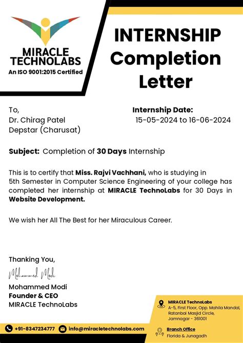 rajvi vachhani on linkedin internship webdesign learning