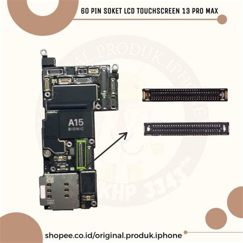 Jual Pin Soket Lcd Touchscreen On Board Pro Max New Original Shopee Indonesia