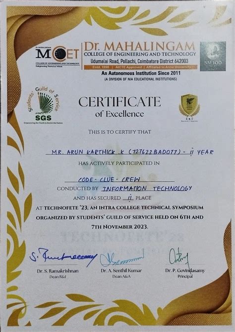 arun karthick on linkedin codingevents codeclewcrew treasureheist collegeexperience