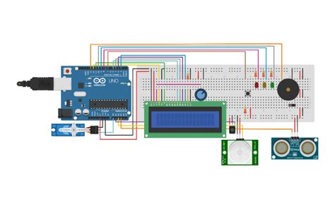 Circuit Design Assignement Smart Gate Lock Tinkercad