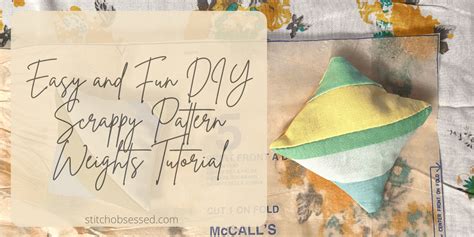 Sewing Weights Pattern Diy Tutorial