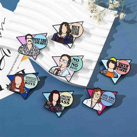 Stranger Things Robin Hey Dingus Enamel Pin Distinct Enamel Pins