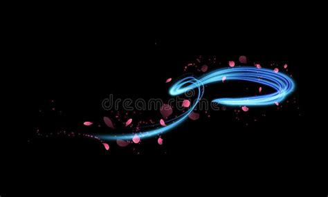 Magic Swirl With Sparkles Vector Illustration Stock Vector Illustration Of Light Whimsical