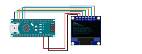 Дисплей Oled 128x64 Spi Arduino Nano Ardublock Дисплей Oled 128x64 Spi Arduino Nano Ardublock