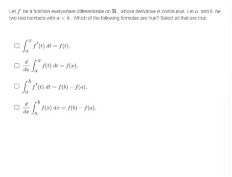 solved let f be a function everywhere differentiable on r