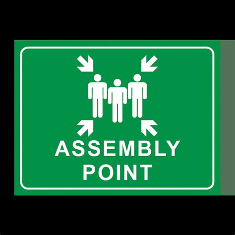 Urban Print Safety Sign Assembly Sign Emergency Assembly Point Sign Nz — Urban Print