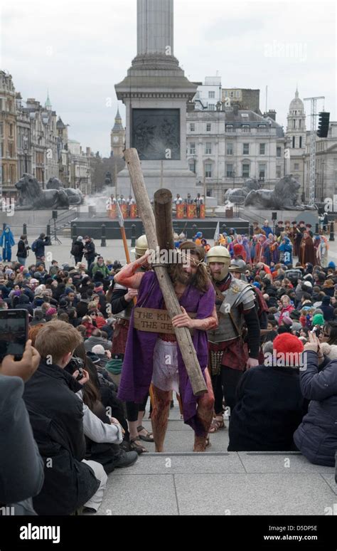 Good Friday Passion Play London Christianity People Uk Passion Play