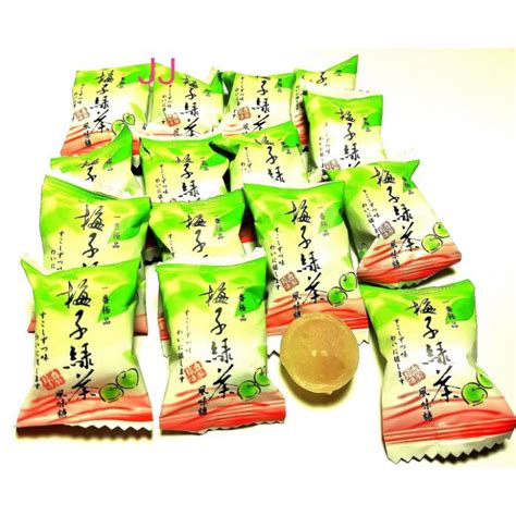 梅子綠茶風味糖 3公斤裝 台灣硬糖果 單顆包 團購糖果批發 餐飲 萬聖節 聖誕 蝦皮購物