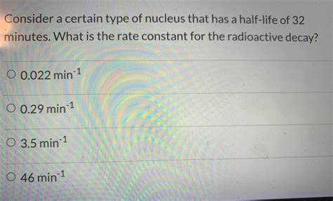 Solved Consider A Certain Type Of Nucleus That Has A Chegg Com