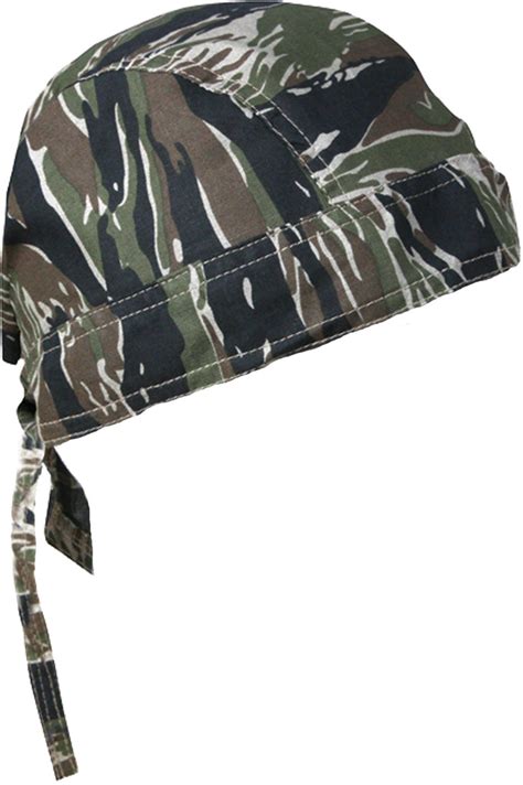 Camouflage Tiger Stripe Head Wrap Doo Rag Camo Durag Skull Cap Cotton Buy Caps And Hats