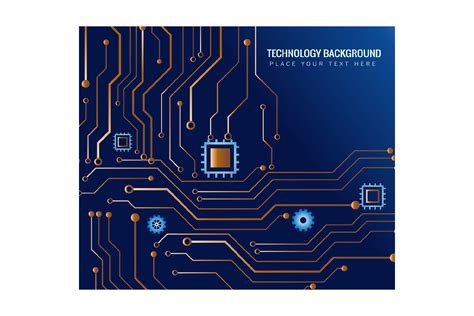 Electronic Circuit Board Digital Chip Graphic By Jaka Sembung · Creative Fabrica
