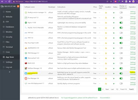 Configure Email Server On AaPanel SYS OPS ID Herdiana