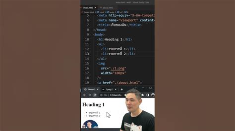 Html ตอนที่ 9 เรียนเขียนเว็บพื้นฐานด้วย Html Css Javascript โดย อพี่หมีไลฟ์โค้ด Youtube