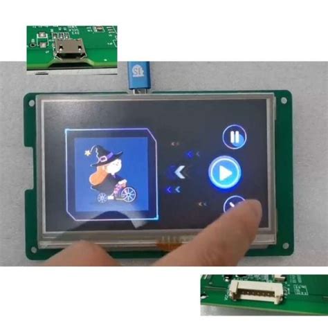 Inch UART TFT LCD With Resistive Touch Panel X
