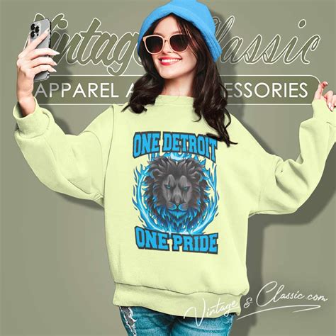 One Detroit One Pride Detroit Lions Shirt Vintagenclassic Tee