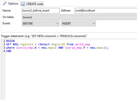 mysql keep getting error 1064 when i try to create a trigger in