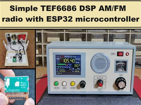 Simple Tef6686 Dsp Am Fm Tuner With Esp32 Microcontroller Proje