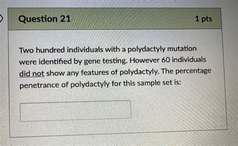 Solved Question 21 1 Pts Two Hundred Individuals With A