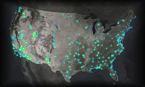 A Firefly Map Of U S Military Bases By John Nelson