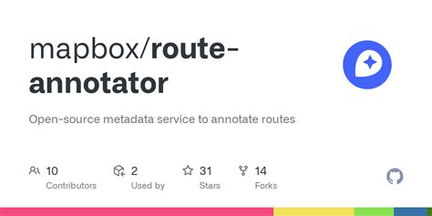 Github Mapboxroute Annotator Open Source Metadata Service To Annotate Routes