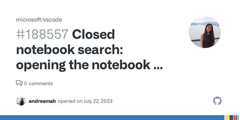 Closed Notebook Search Opening The Notebook At A Result Might Not