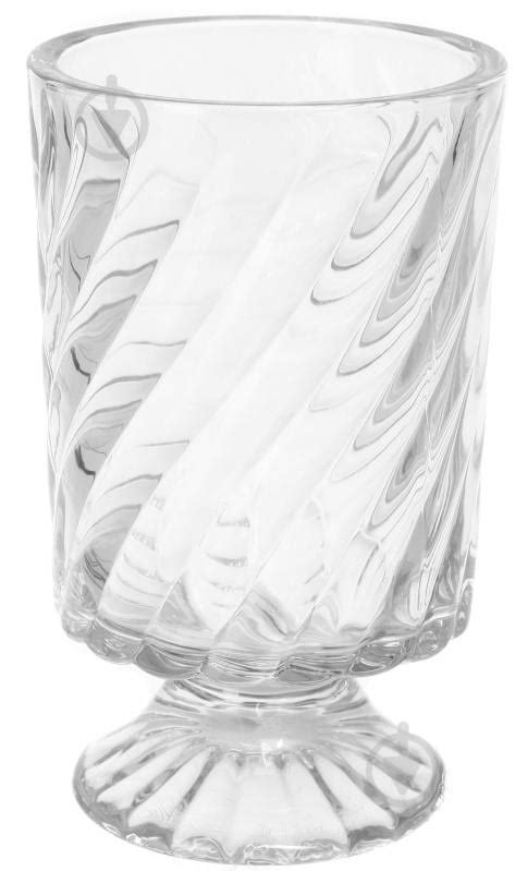 ᐉ Ваза на ніжці Texture 1018 18 см прозора • Краща ціна в Києві Україні • Купити в Епіцентр