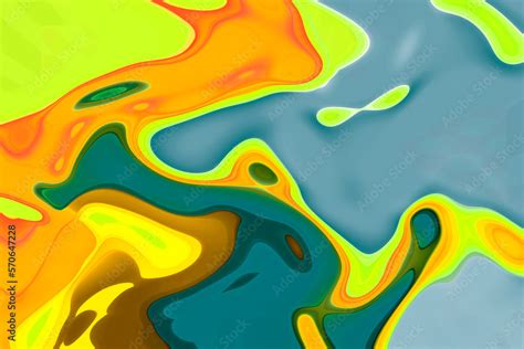 Abstract Modern Flow Monochrome Fluid Free Distorted Dynamic Flowing Ripple Design Creative