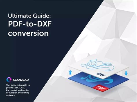 Ultimate Guide PDF To DXF Conversion PPT