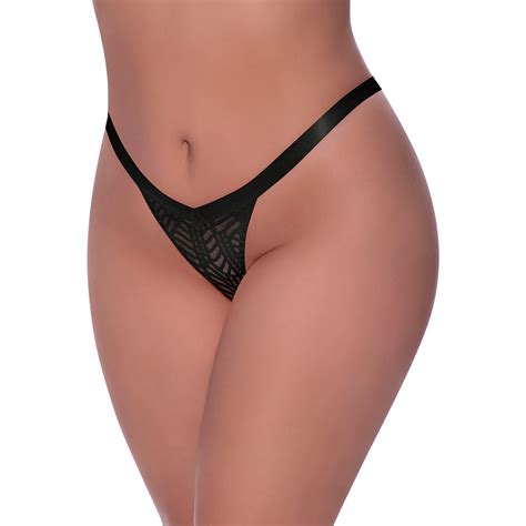Magic Silk Rude Awakening Split Crotch Thong Black Queen Size Shop