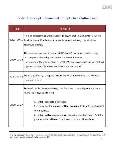 Command Prompt Transcript Copying Reproduction Dissemination
