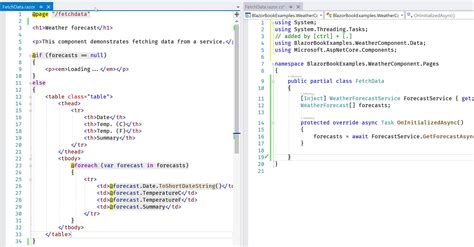Using A Code Behind Approach To Blazor Components