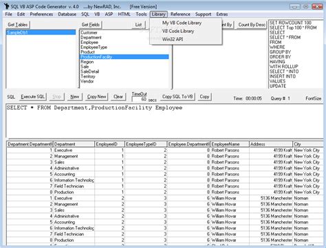 Sql Vb Asp Code Generator Download Free Windows 40000 Softpedia