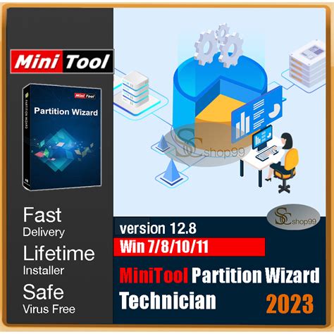 Minitool Partition Wizard Technician 12 8 For Windows 64bit Latest Aug 2023 Shopee Malaysia