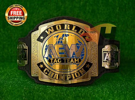 Aew Tag Team Belt Aew World Tag Team Belt Aew Wrestling Championship