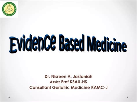 Evidence Based Medicine Pdf