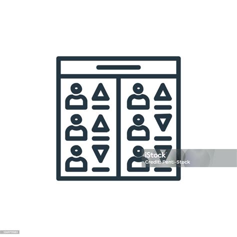 흰색 배경에서 격리된 플레이어 벡터 아이콘입니다 개요 웹 사이트 디자인 및 모바일 응용 프로그램 개발을위한 얇은 라인 플레이어