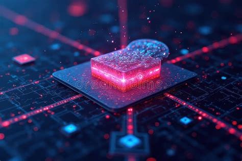 Visualizing Digital Era S Cyber Data Safety Through Graphics Stock