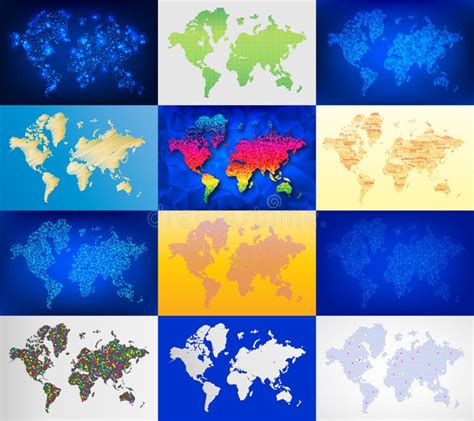 World Map Outline Contour Silhouette Stock Illustrations 74 148 World Map Outline Contour