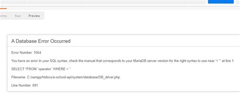 Php How Can I Fix Error Syntax When Using Postman Stack Overflow