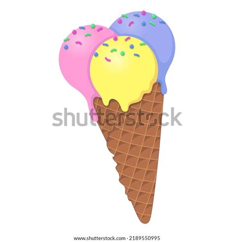Ice Cream Vector Illustration Isolated On Stock Vector Royalty Free