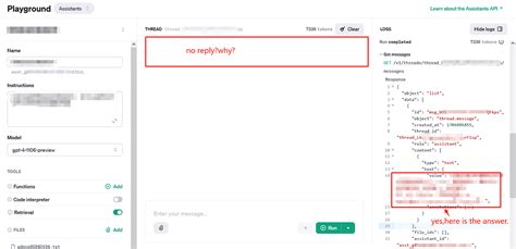 Having Trouble Developing With The Assistant API The API Documentation