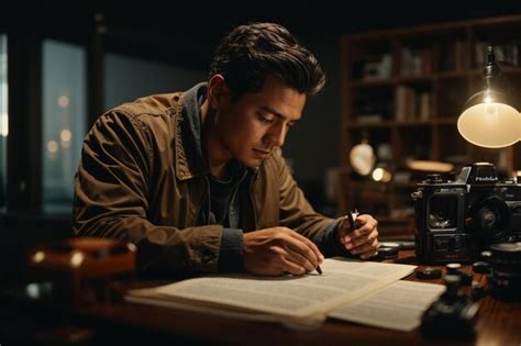 Premium Ai Image A Man Solving Problem Wallpaper