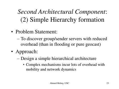 Ppt Architectural Framework For Large Scale Multicast In Mobile Ad Hoc Networks Powerpoint